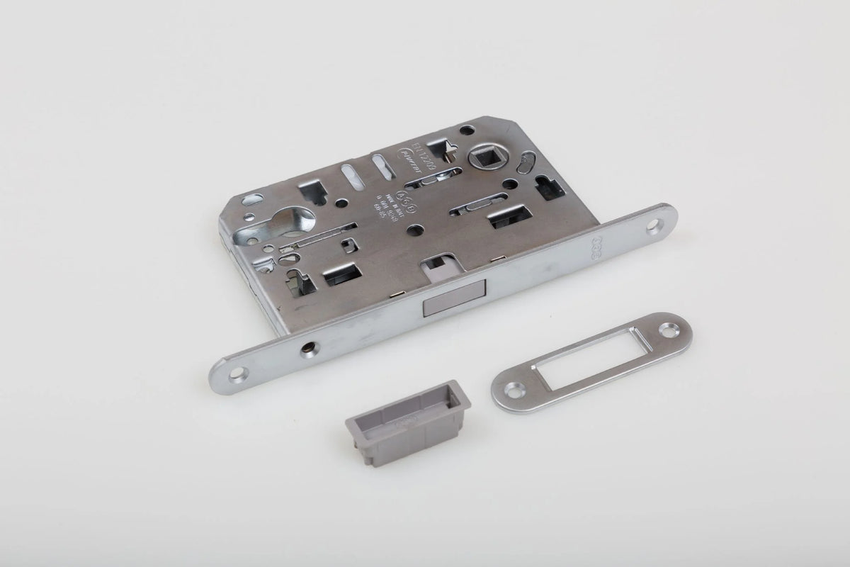 Magnetic Euro Profile Sashlock 60mm Backset Satin Chrome — Neasden Hardware