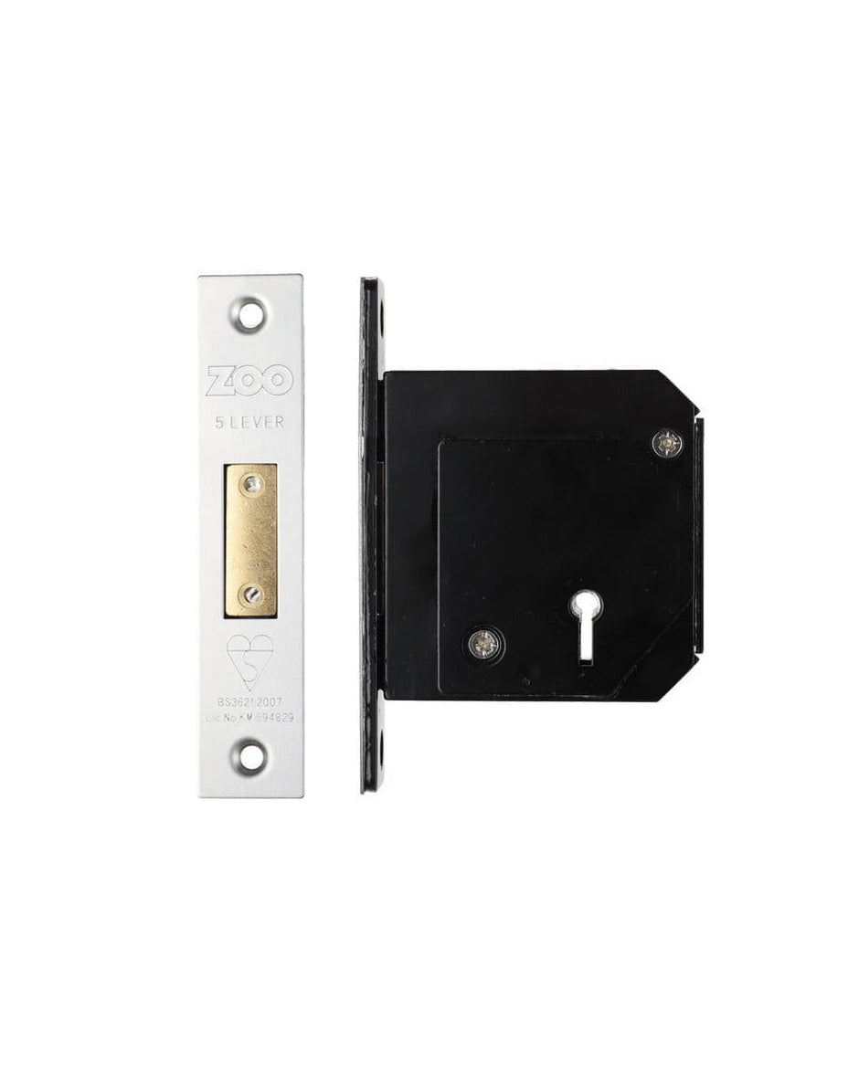 Zoo Chubb Retro 3G114 British Standard 5 Lever Deadlock — Neasden Hardware